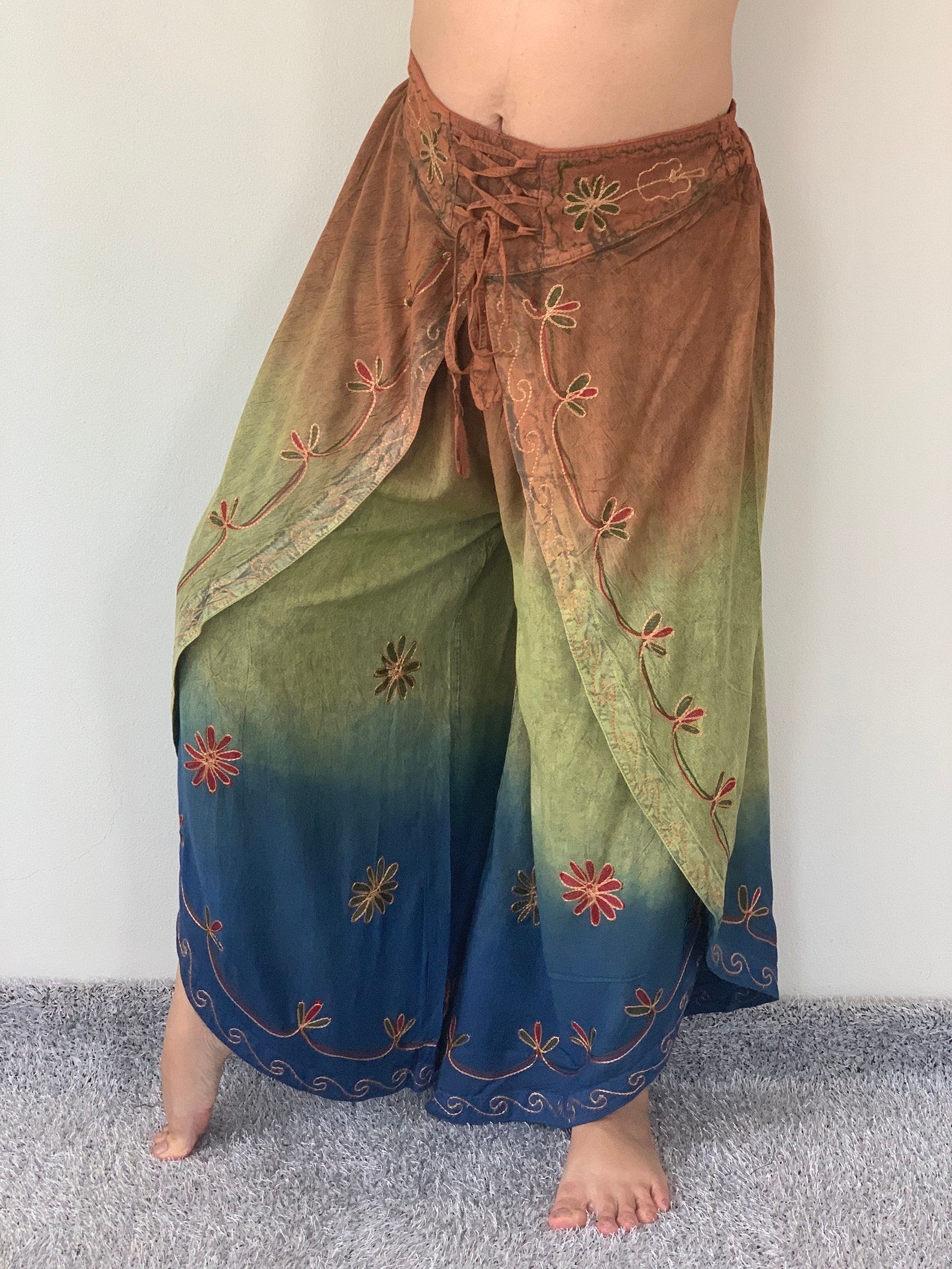 ID0614 Original Ethnic Indian Cotton Trousers Casual Pants - Etsy