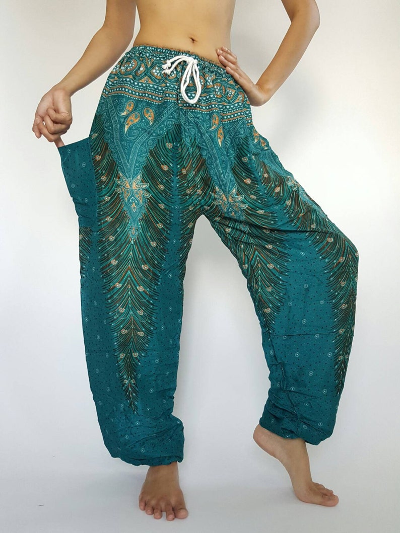 CH0029 Aladdin Pants Maxi Pants Boho Pants Gypsy Pants Rayon Pants - Etsy