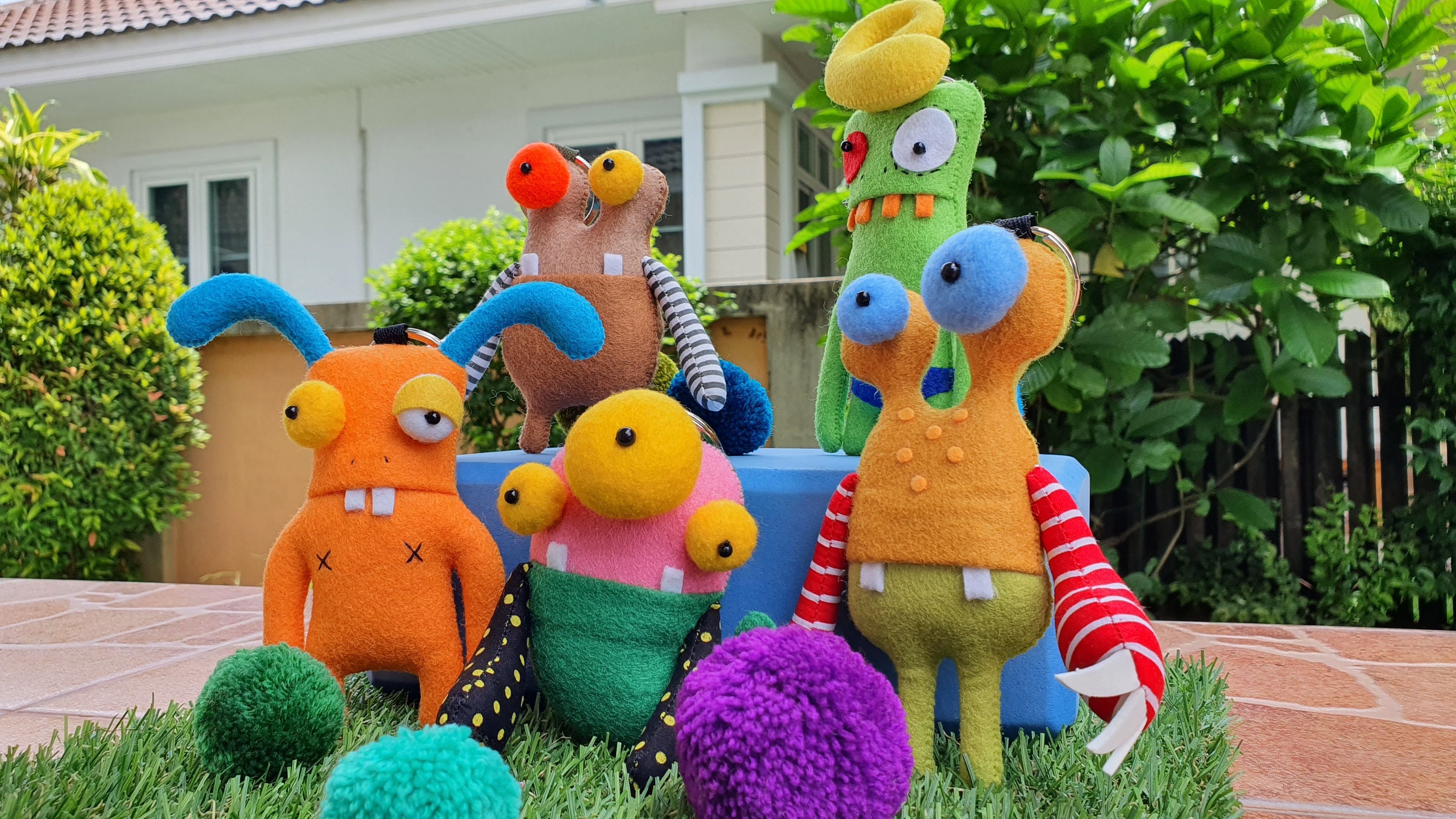 MG0026 Get 5 Monsters Gang Cute Handmadecute Little - Etsy UK