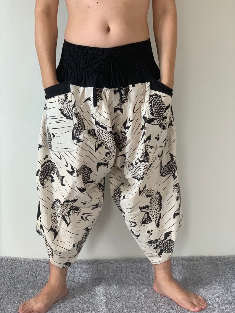 XL0028 Samurai Pants Handmade Pants Men's Fashion - Etsy