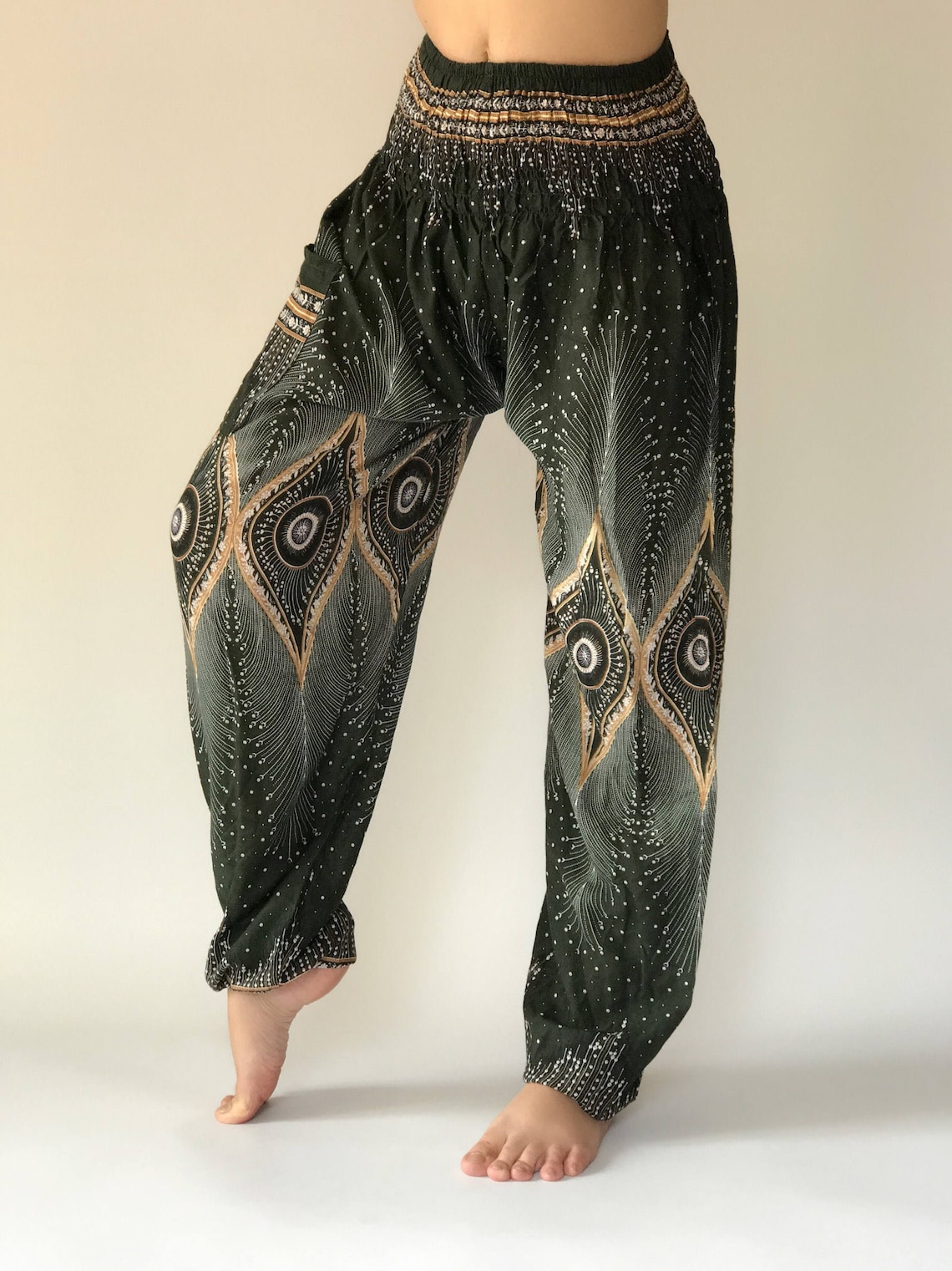 SM0041 Genie Pants Comfy Trouser Gypsy Pants Rayon | Etsy