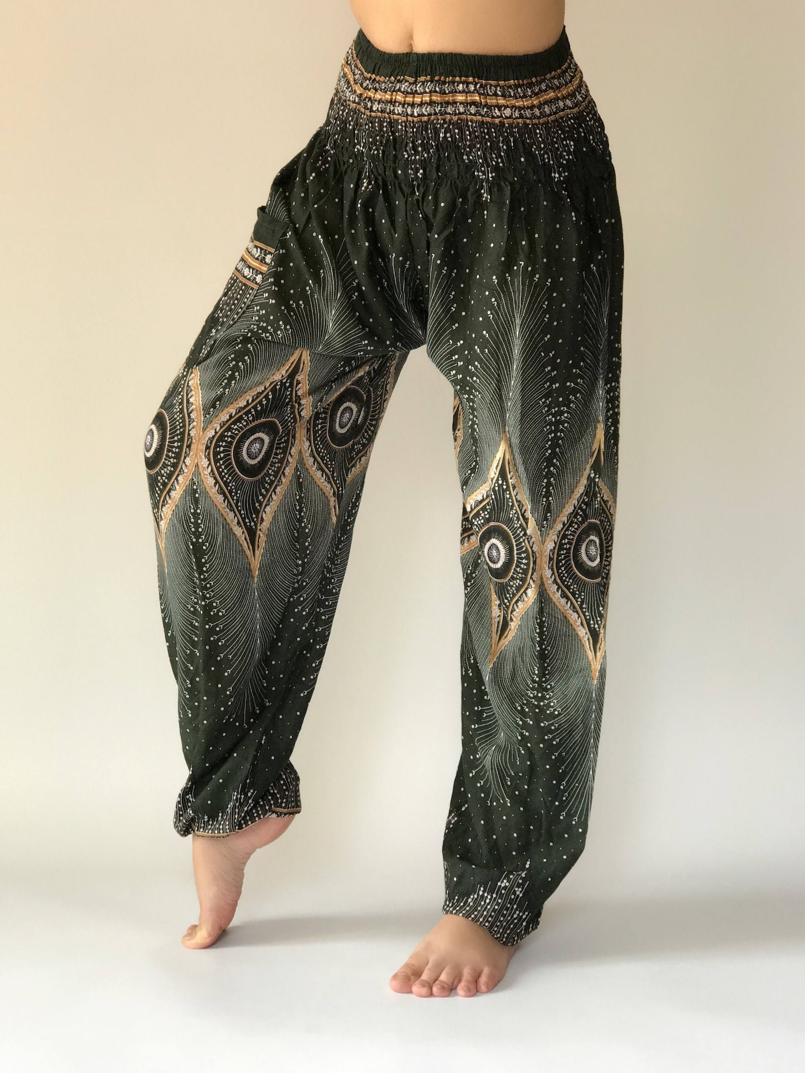 SM0041 Genie Pants Comfy Trouser, Gypsy Pants Rayon Pants,aladdin Pants ...