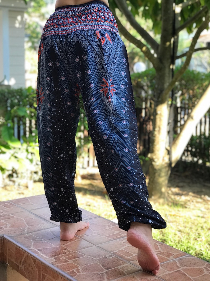 SM0403 Gypsy Pants Rayon Pantsaladdin Pants Maxi Pants Boho - Etsy