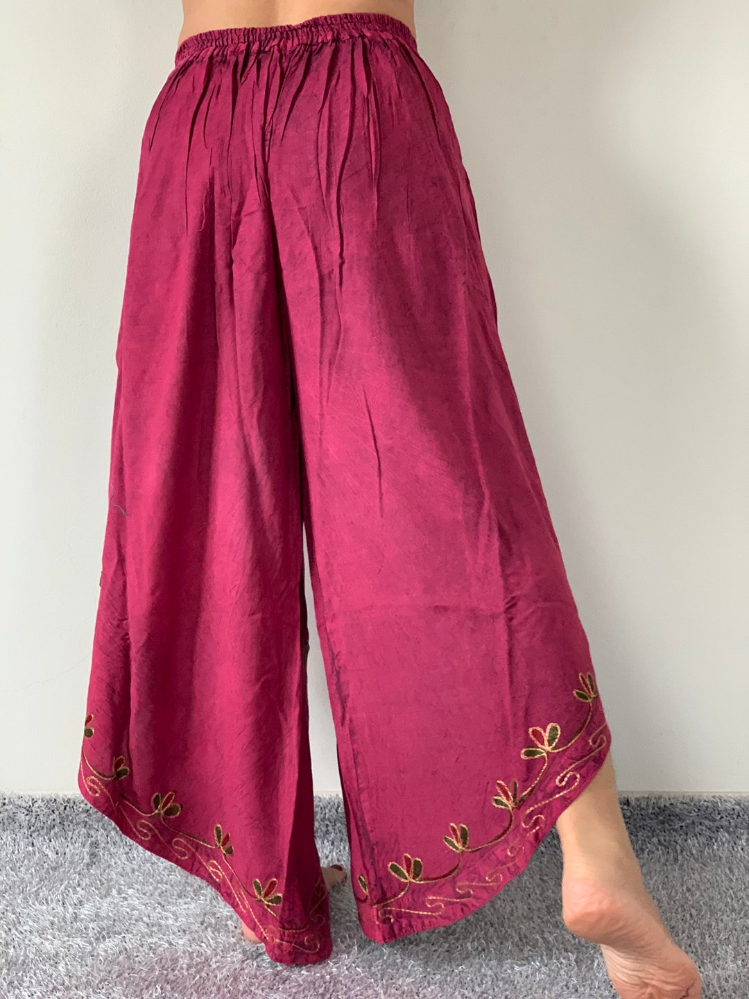ID0629 Original Ethnic Indian Cotton Trousers, Casual Pants, Indian ...