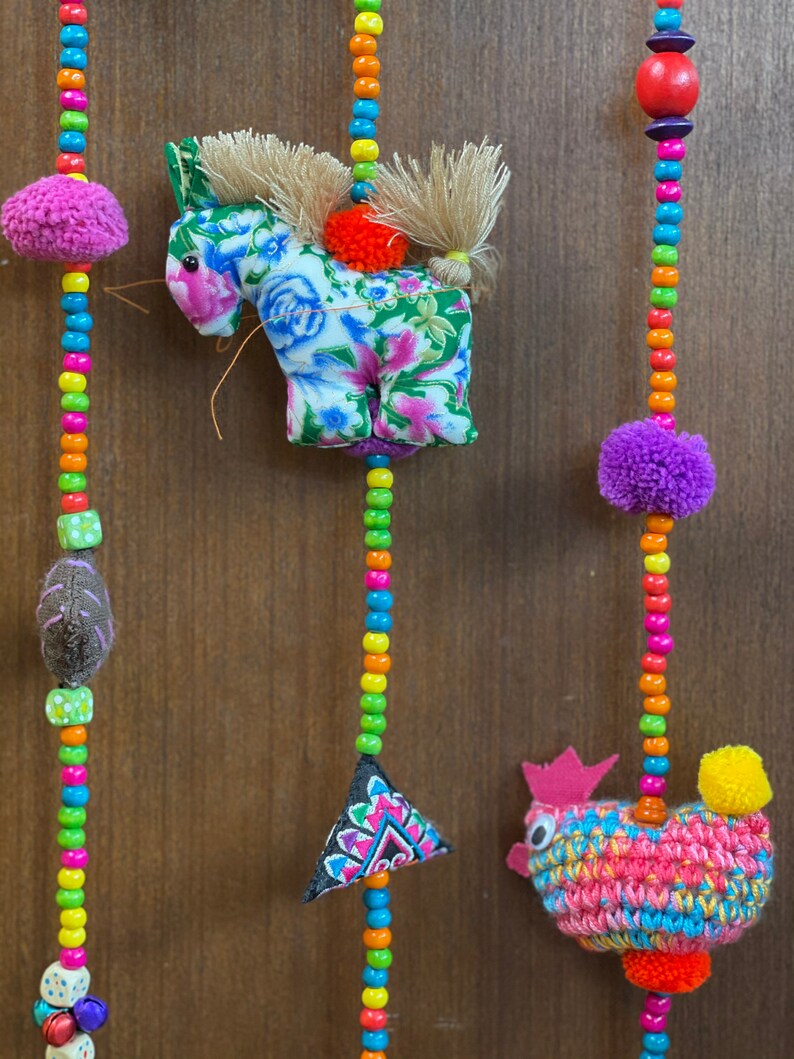CD0008 Get 9line Door Bead Handmade Decorate by Cute Doll for Home ...