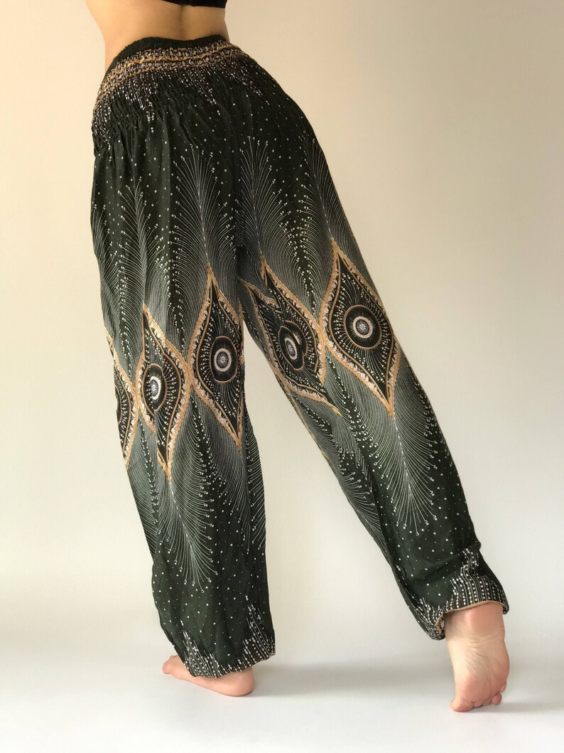 SM0041 Genie Pants Comfy Trouser Gypsy Pants Rayon | Etsy