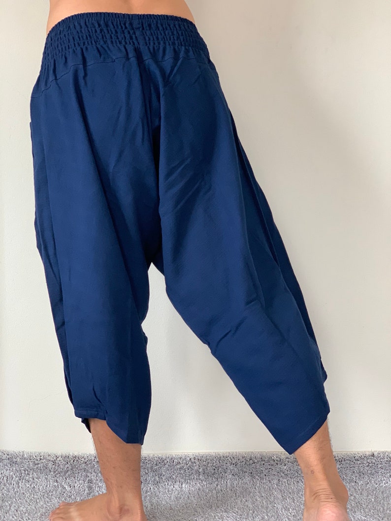 HC0100 Samurai Pants Handmade Pants Thick Smock Waist Low - Etsy