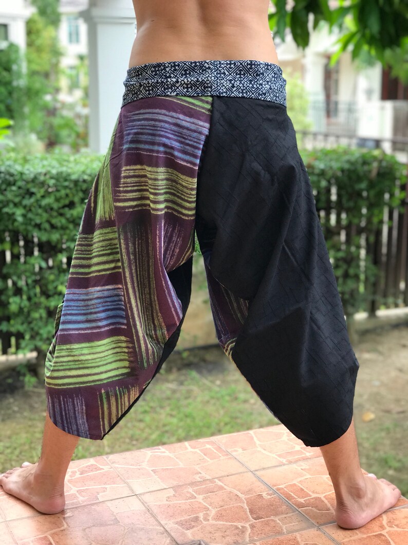 SR0568 Samurai Pants Harem Pants Have Fisherman Pants Style | Etsy