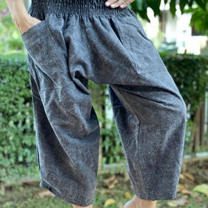 HC0991 Stonewash Samurai Pants Handmade Pants Thick Smock | Etsy