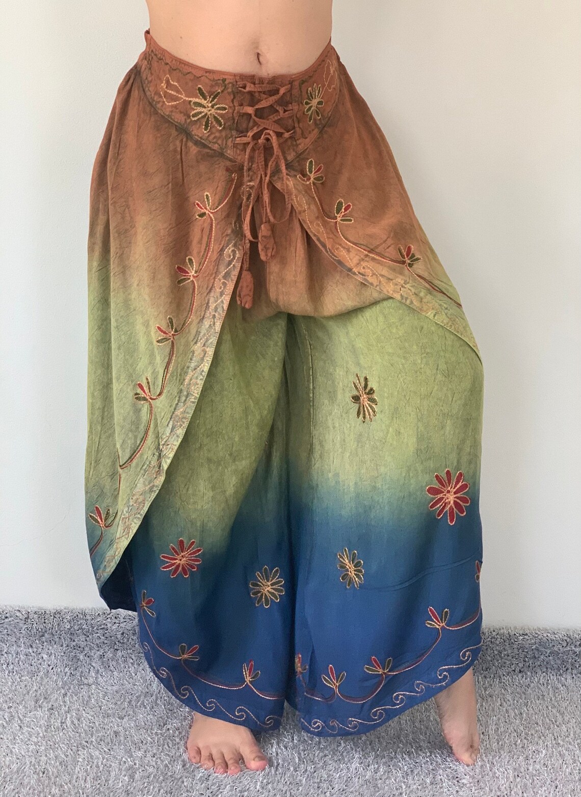 ID0614 Original Ethnic Indian Cotton Trousers Casual Pants - Etsy