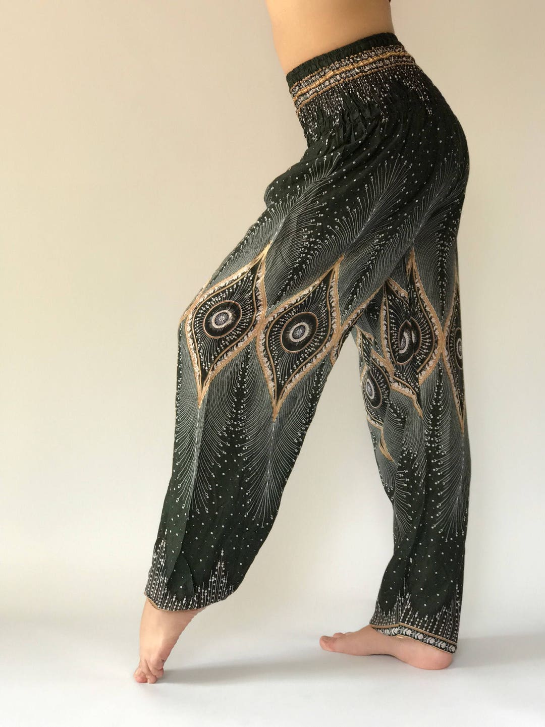 SM0041 Genie Pants Comfy Trouser, Gypsy Pants Rayon Pants,aladdin Pants ...