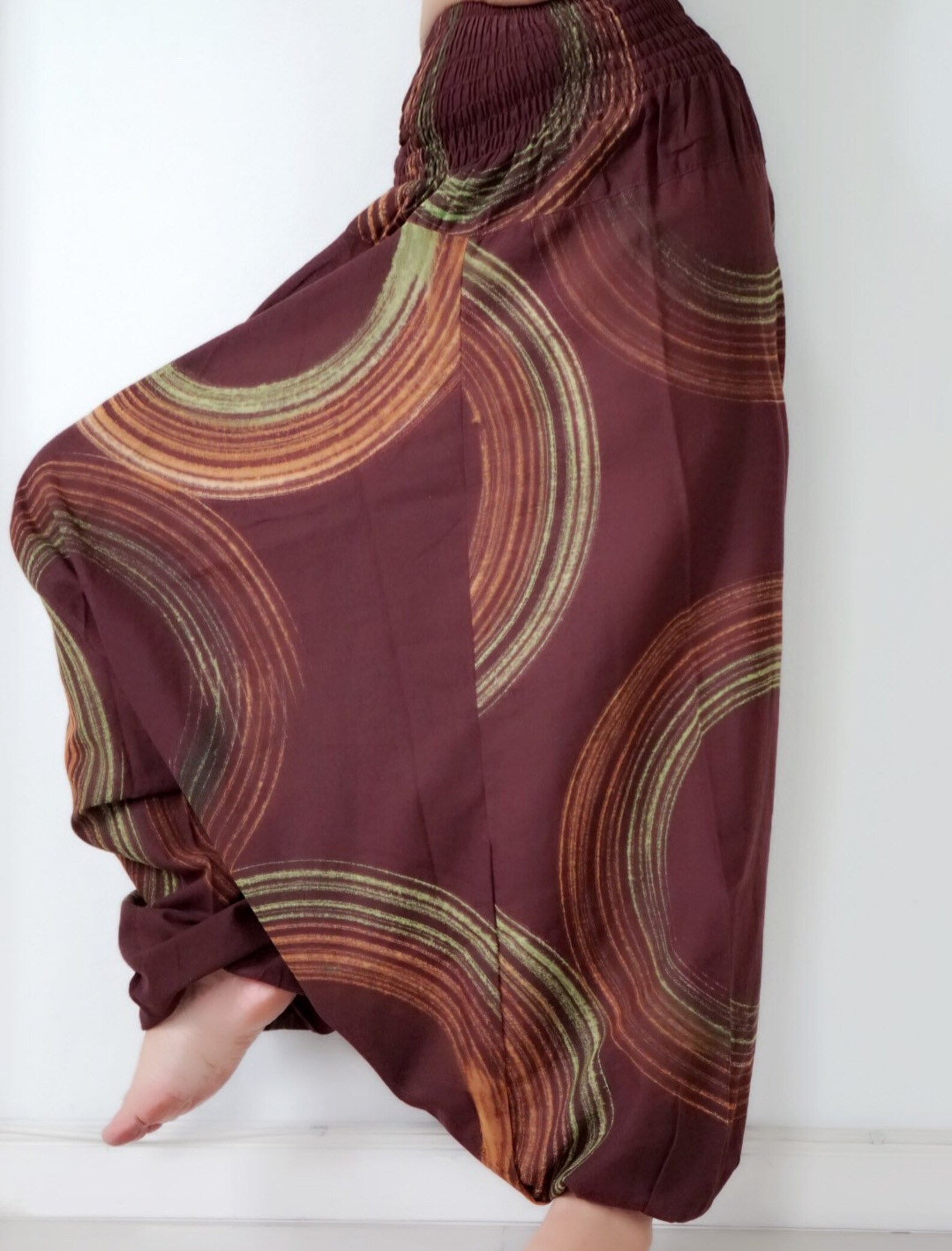 HR0778 Aladdin Pants Harem Pants 100% Cotton Harem Pants | Etsy