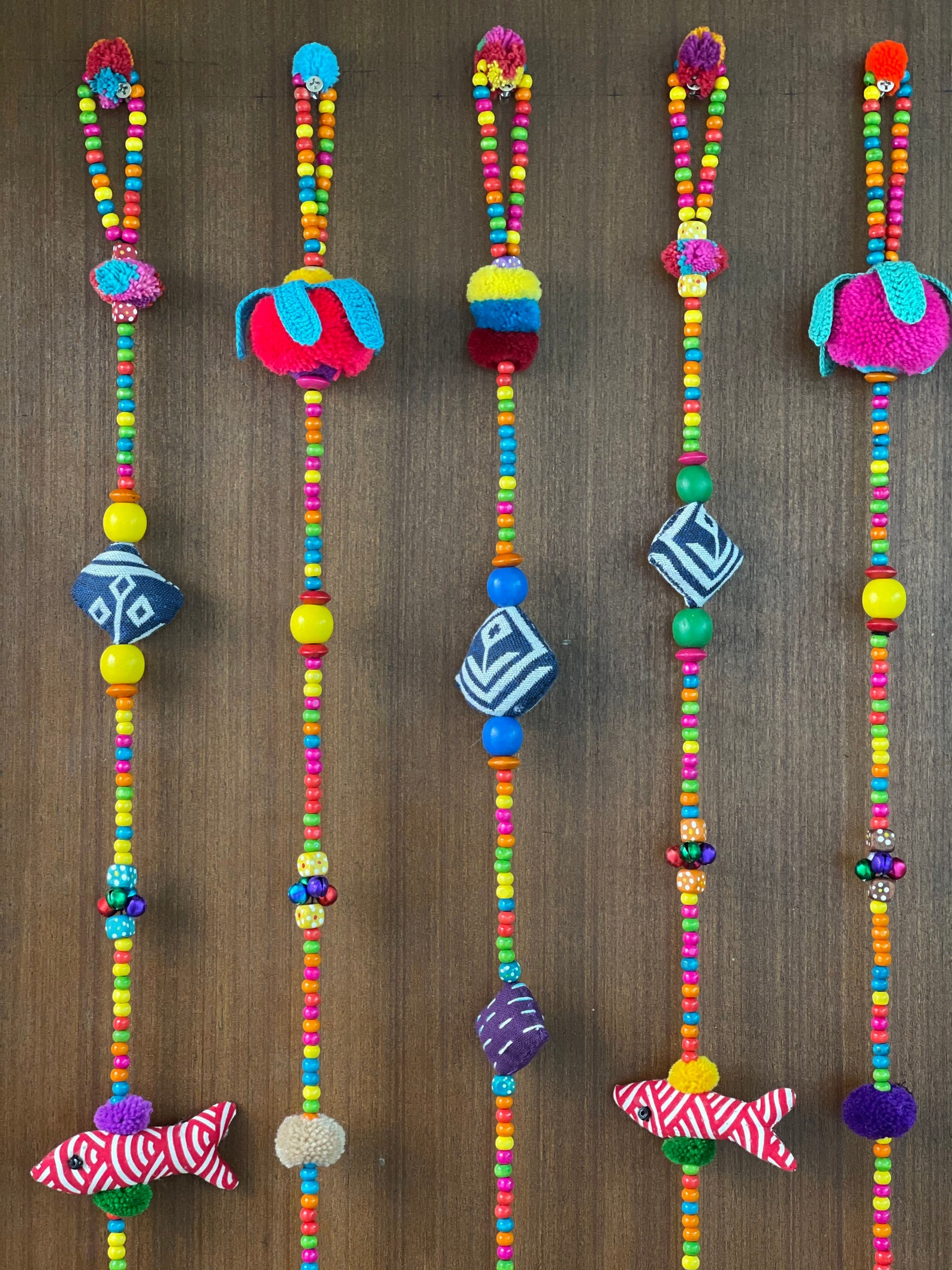 CD0008 Get 9line Door Bead Handmade Decorate by Cute Doll for Home ...