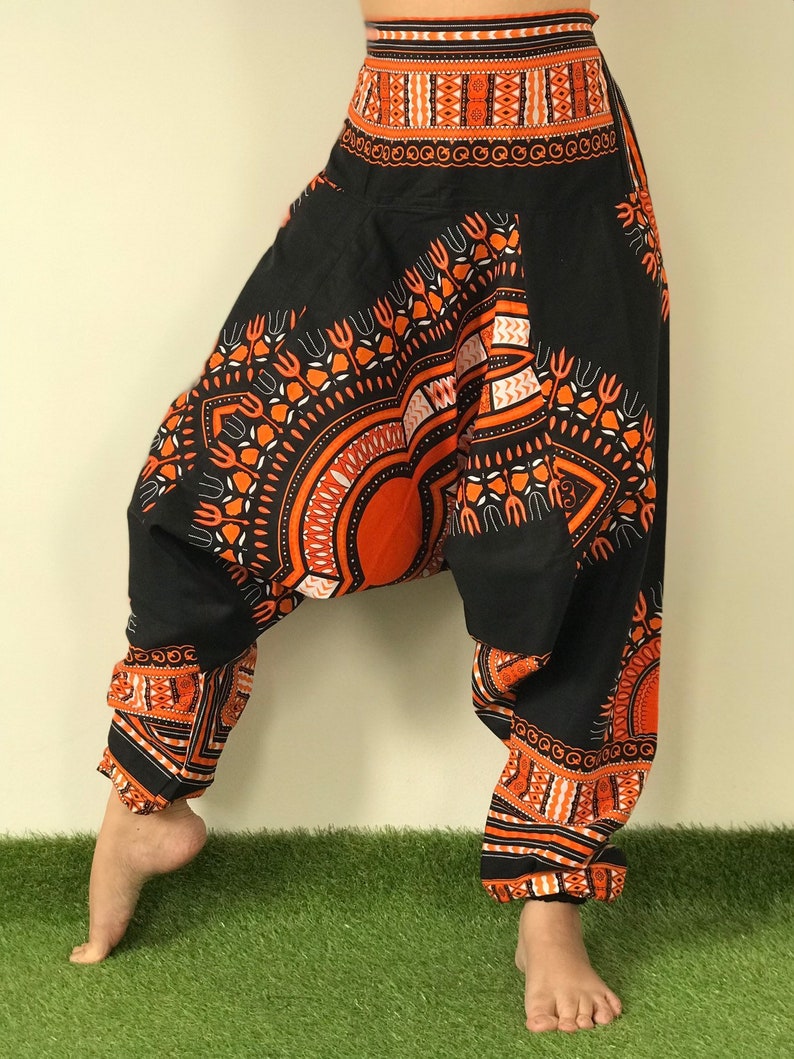 HR0018 Dashiki Design Harem Pants handmade Pants Thick - Etsy