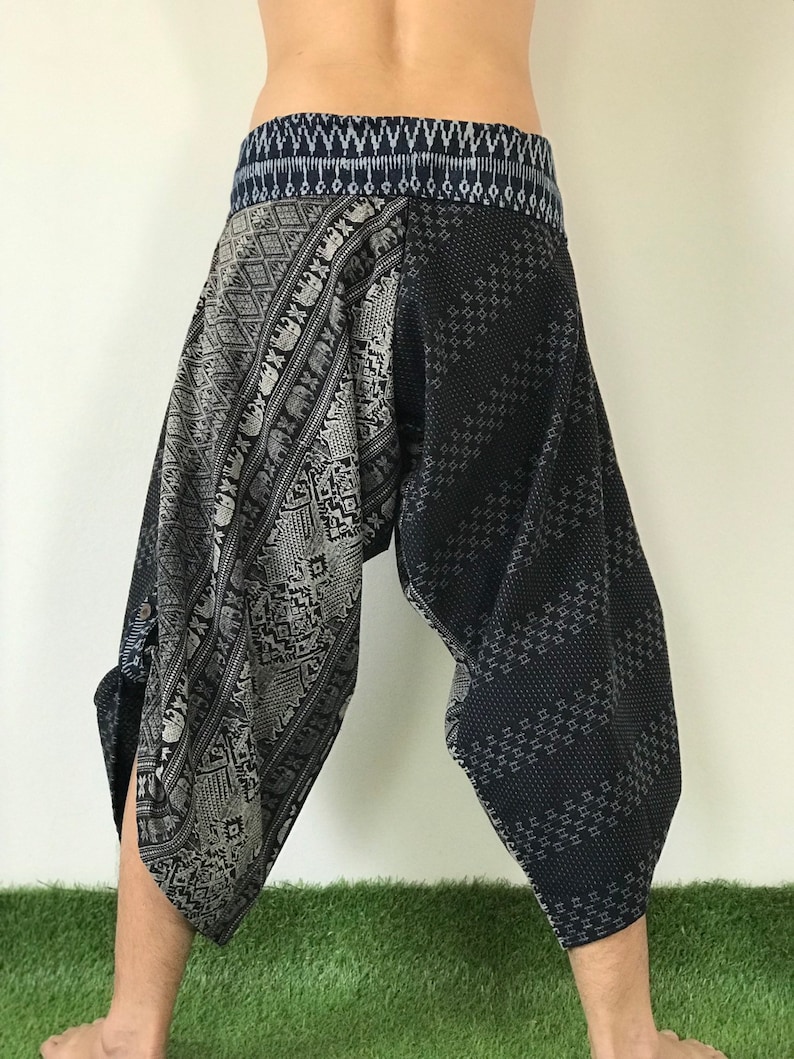 SR0710 Samurai Pants Harem Pants Have Fisherman Pants Style Wrap Around ...