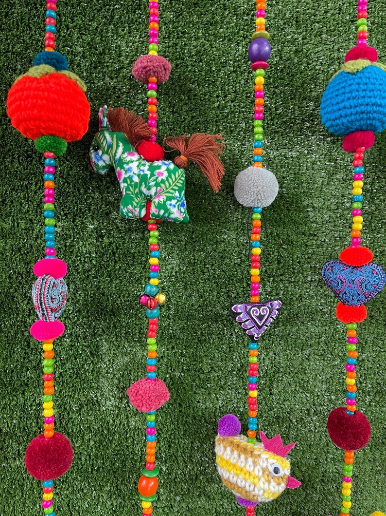 CD0018 Get 9line Door Bead Handmade Decorate by Cute Doll for Home ...