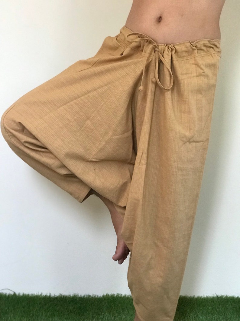 HR0789 Aladdin Pants Harem Pants 100% Cotton Harem Pants | Etsy