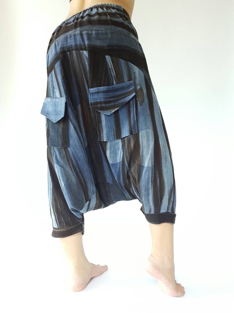 HR0127 Natural Tiedry Bohemian Harem Pants Gypsy Pants Cotton - Etsy