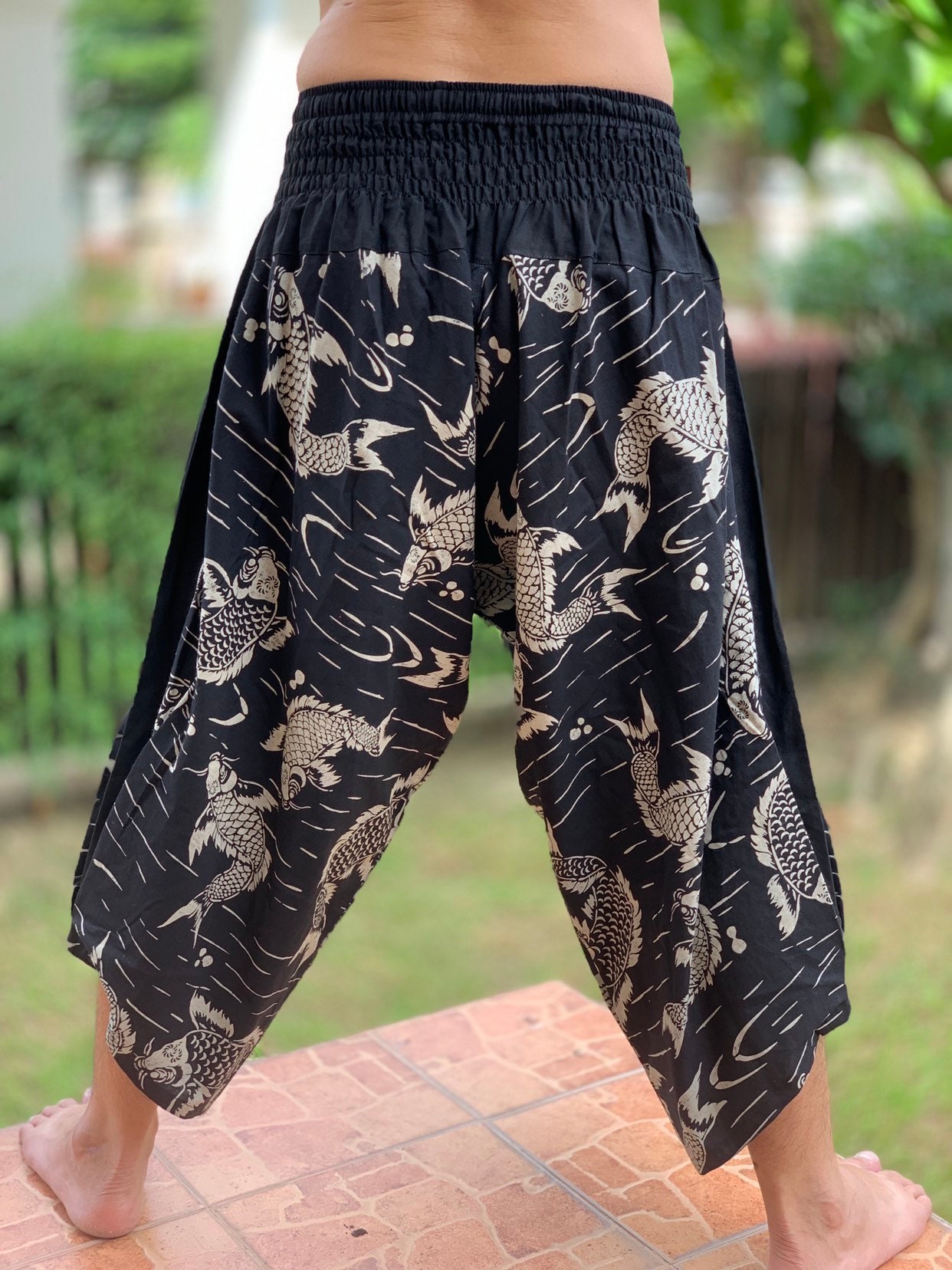 XL0007 New Arrival Samurai Pants, Handmade Pants, Men's Fashion, Unisex ...