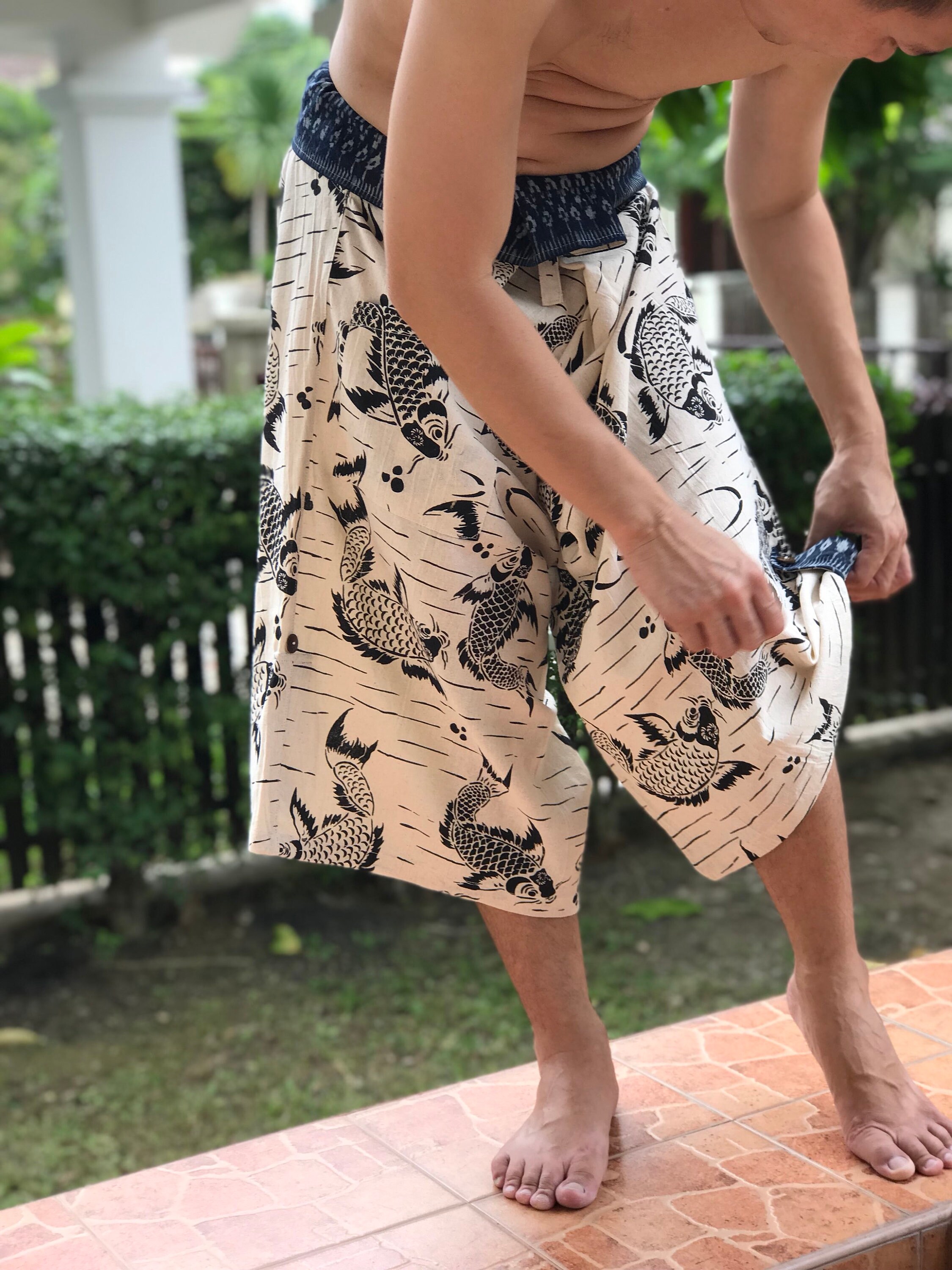 SR0563 Samurai Pants Harem pants have fisherman pants style | Etsy