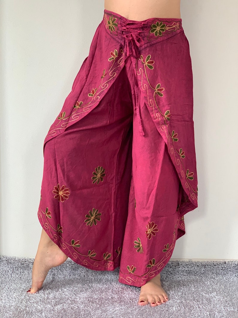 ID0629 Original Ethnic Indian Cotton Trousers, Casual Pants, Indian ...