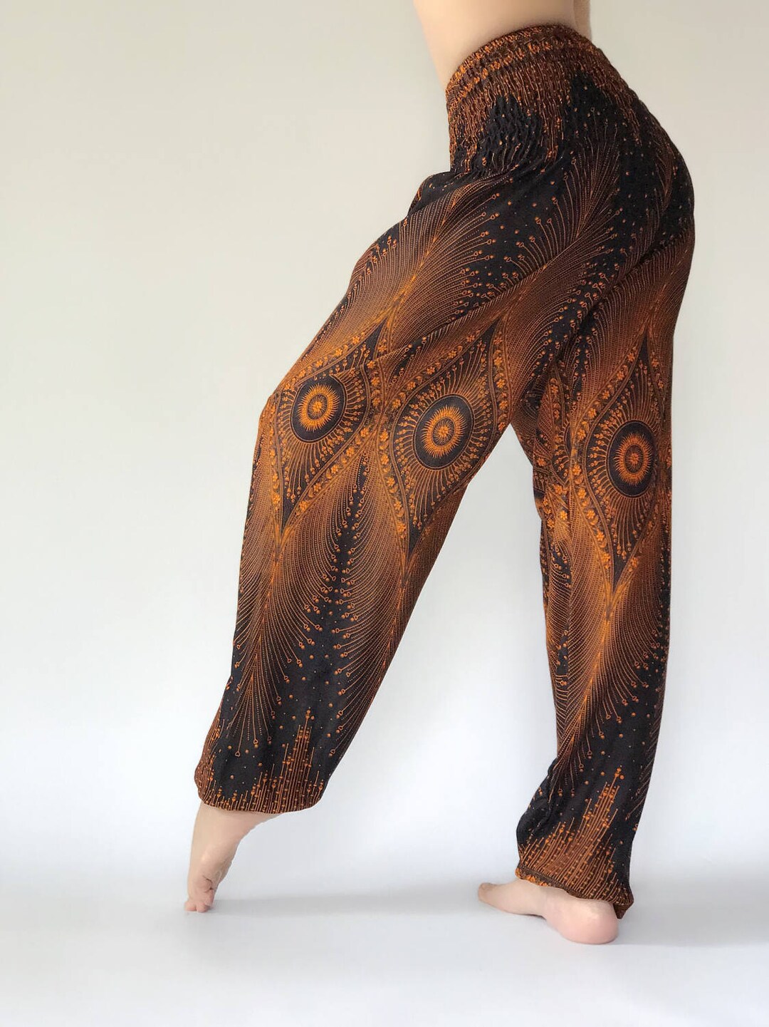 SM0010 Thai Genie Pants Comfy Trouser Gypsy Pants Rayon - Etsy