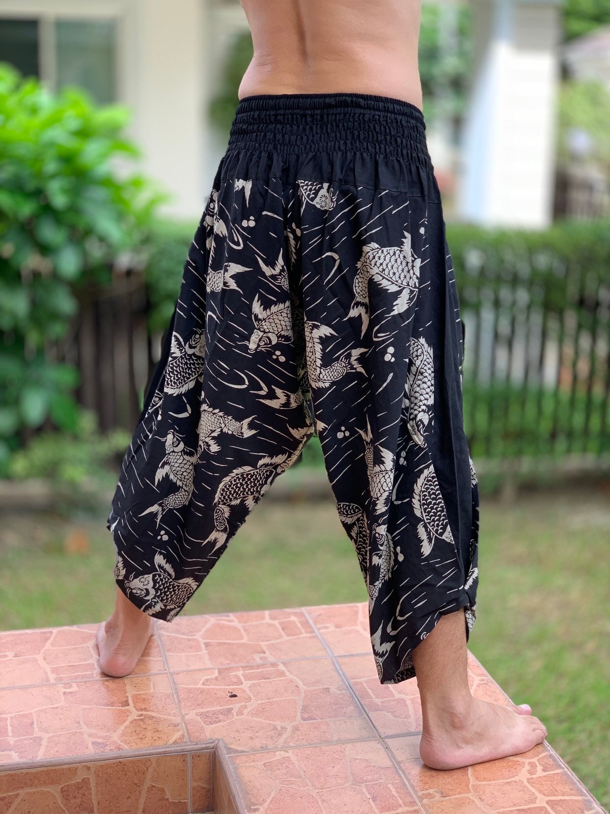 XL0007 New Arrival Samurai Pants, Handmade Pants, Men's Fashion, Unisex ...