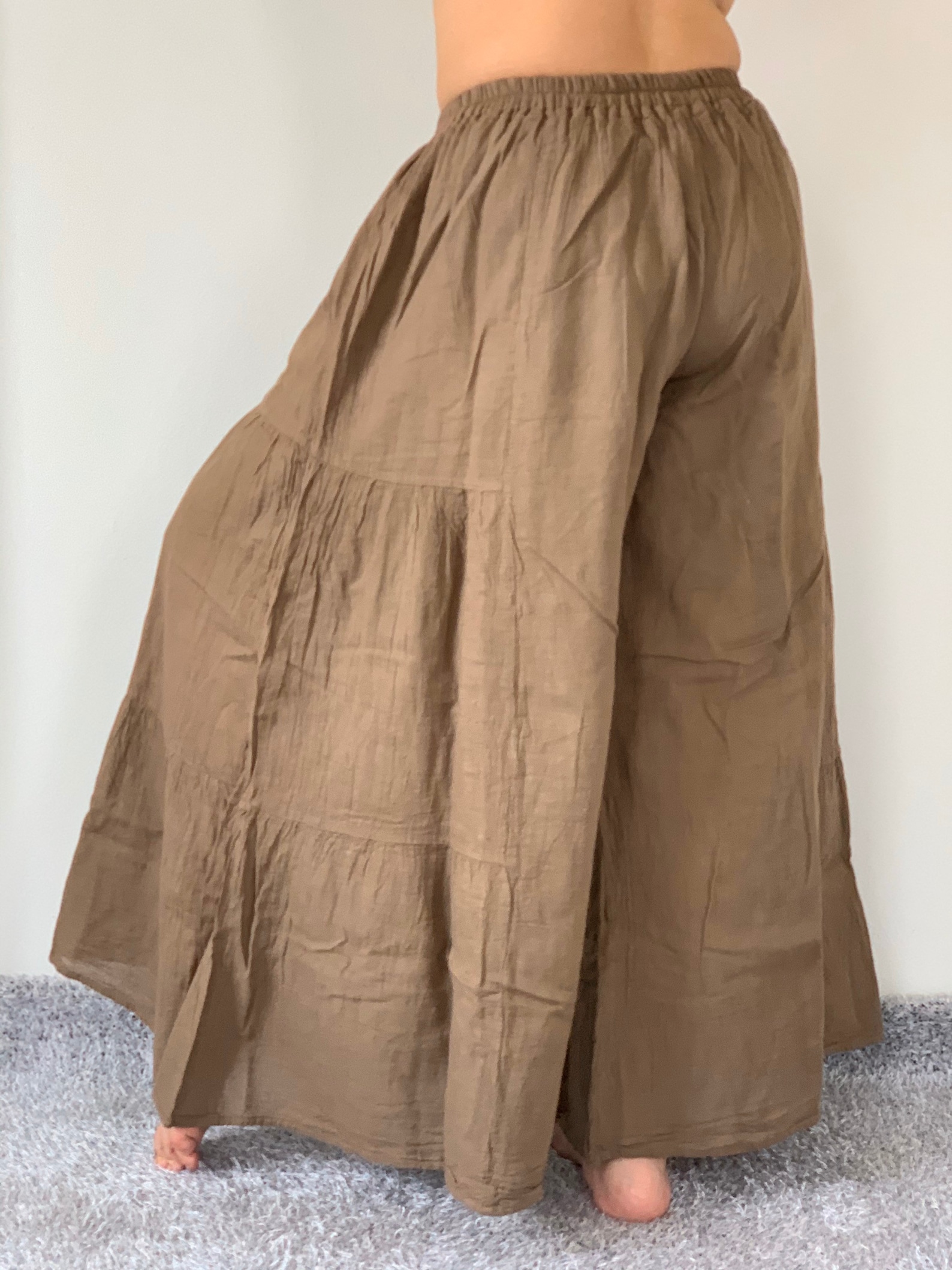 CG0001 Wide Leg Cotton Gauze Lady Pants Super Soft. Gaucho - Etsy