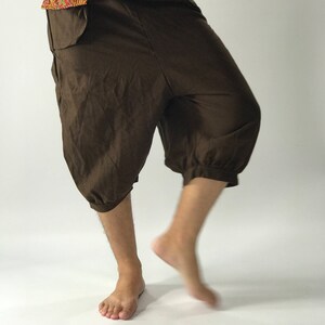 HR0139 Capri Pants Men's Pants, Thai Pants Decorate by Hilltribe Fabric ...