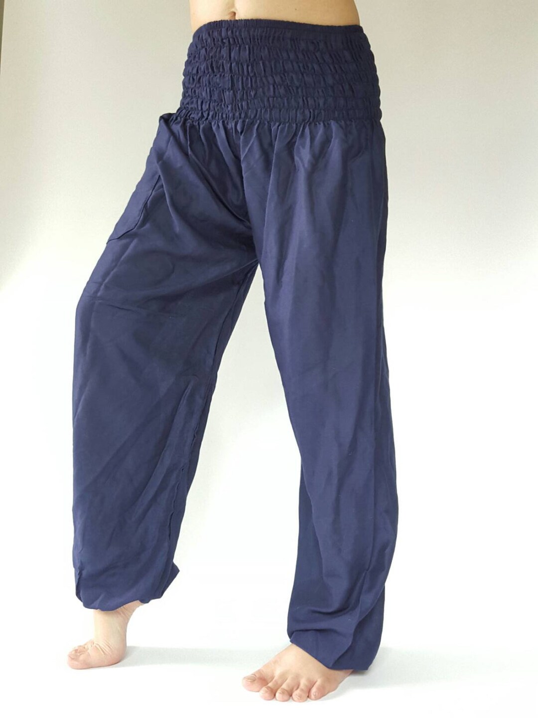 SM0007 Navy Gypsy Pants Rayon Pants,aladdin Pants Maxi Pants Boho Pants ...