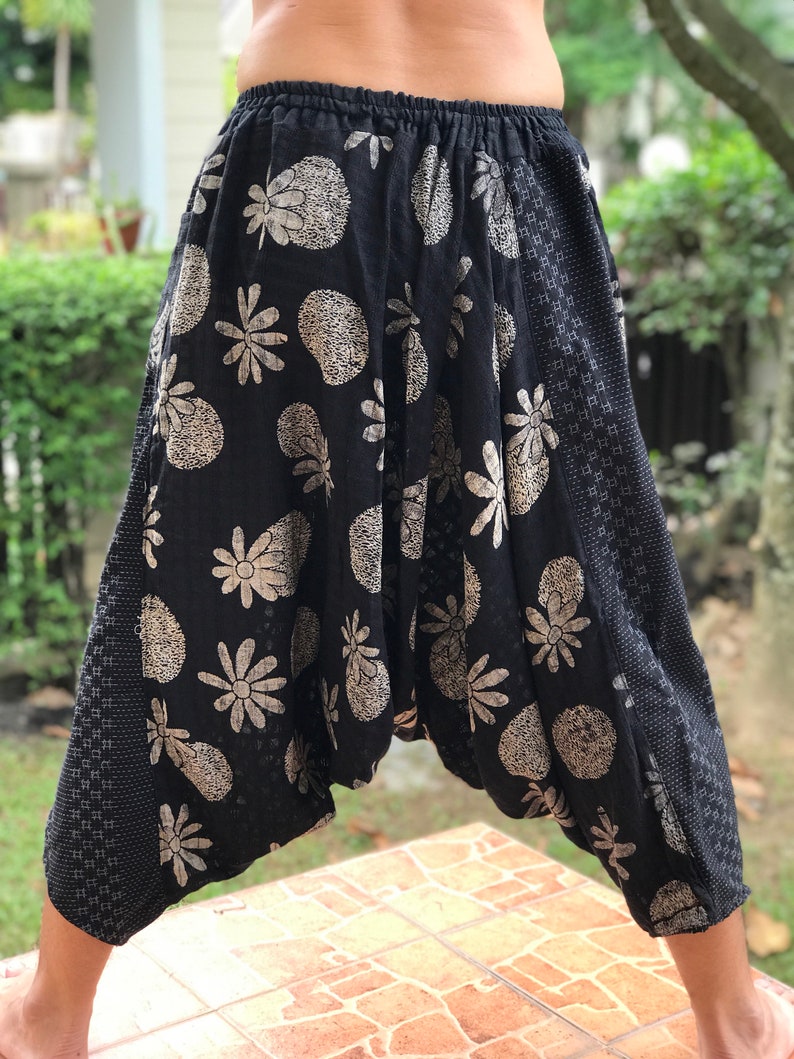 HR0709 Aladdin Pants Harem Pants 100% Cotton Harem Pants | Etsy