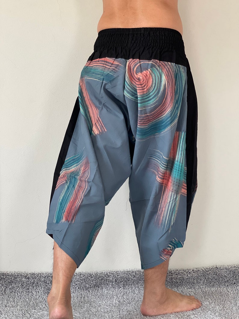 HC0970 Samurai Pants Handmade Pants Thick Smock Waist Low - Etsy