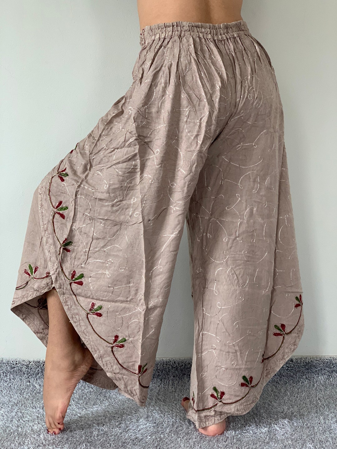 ID0625 Original Ethnic Indian Cotton Trousers, Casual Pants, Indian ...