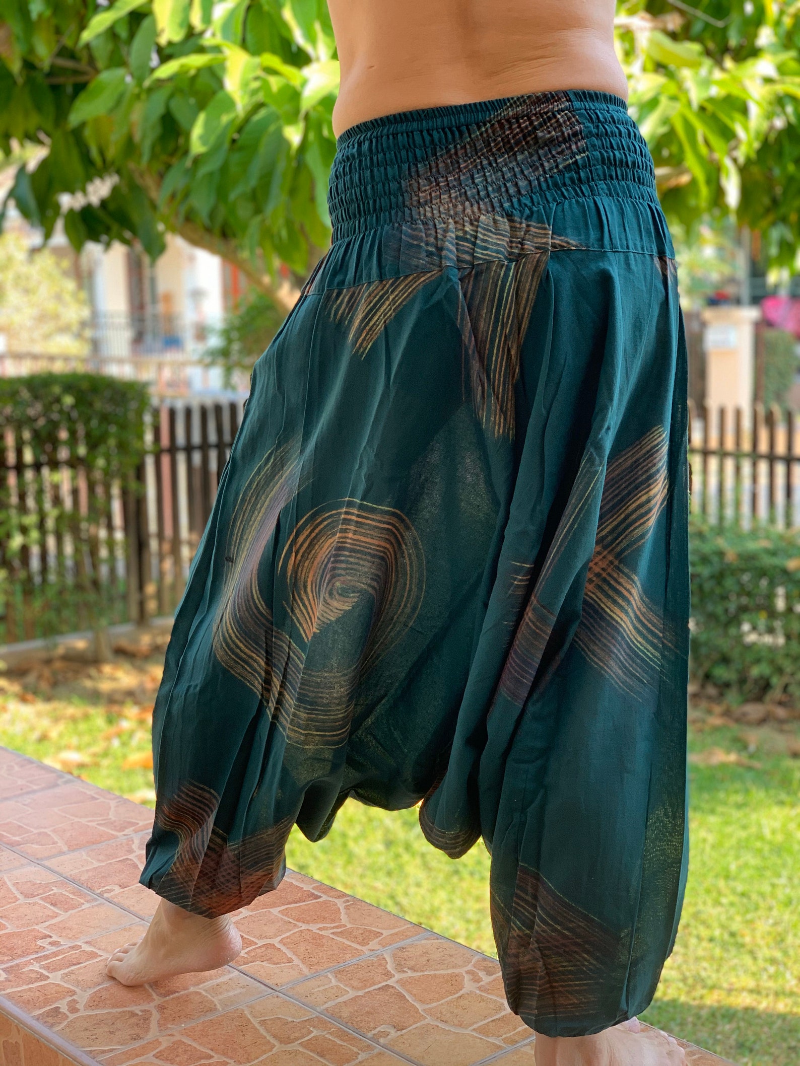 HR0129 Aladdin Pants Harem Pants 100% Cotton Harem Pants | Etsy