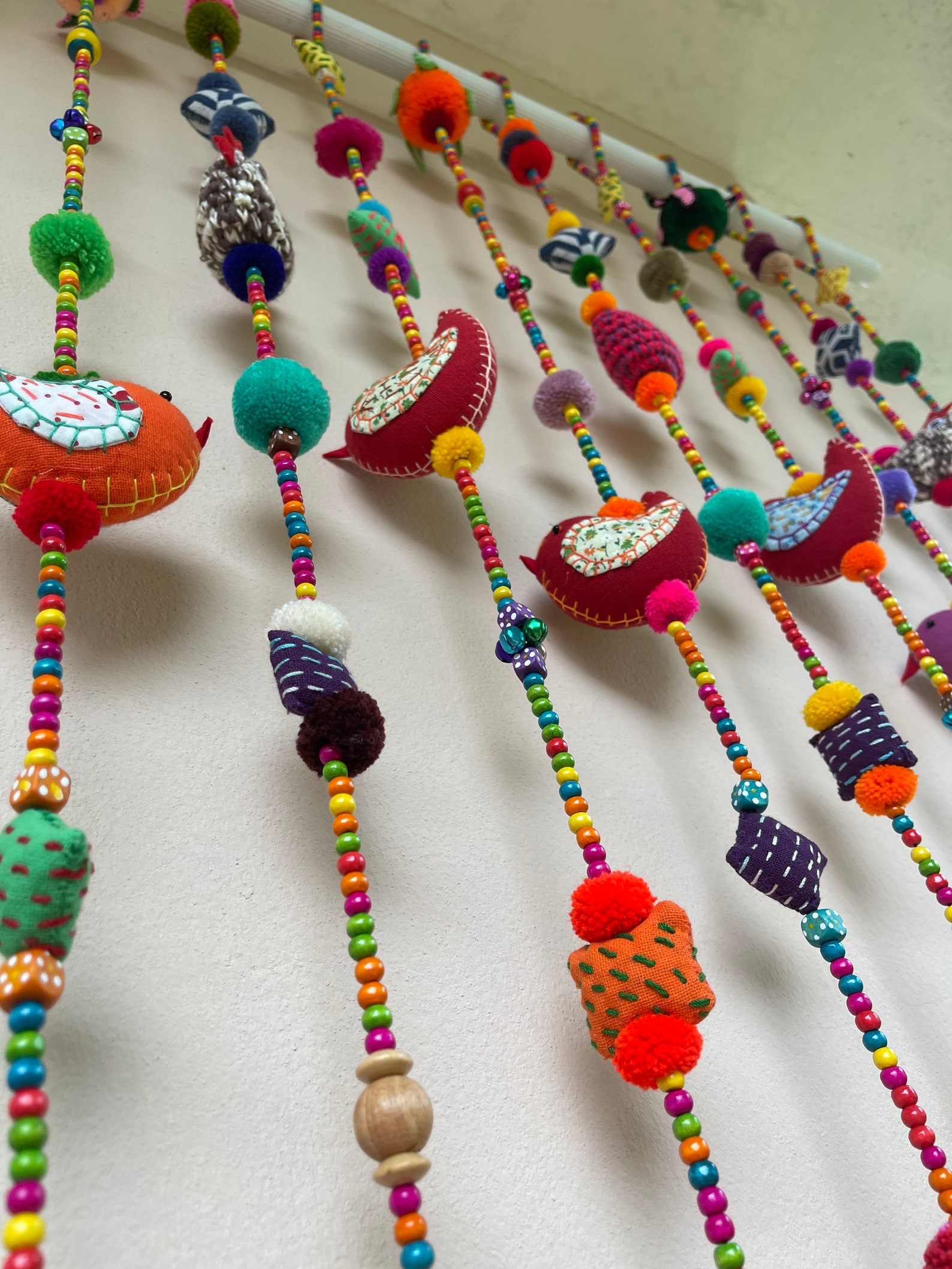 CD0003 Get 9line Door Bead Handmade Decorate by Cute Doll for Home ...