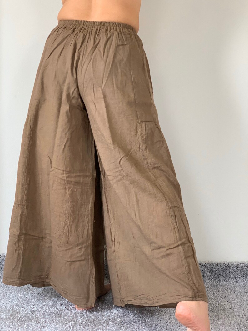 CG0001 Wide Leg Cotton Gauze Lady Pants Super Soft. Gaucho - Etsy