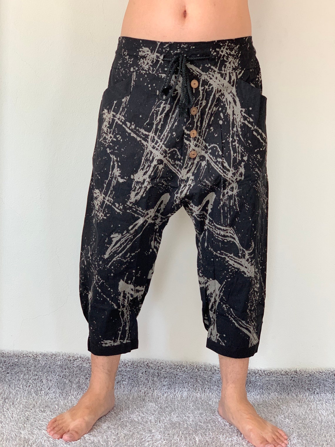 HK0007 Street Samurai Style Pants, Unique Style Ninja Pants Are ...