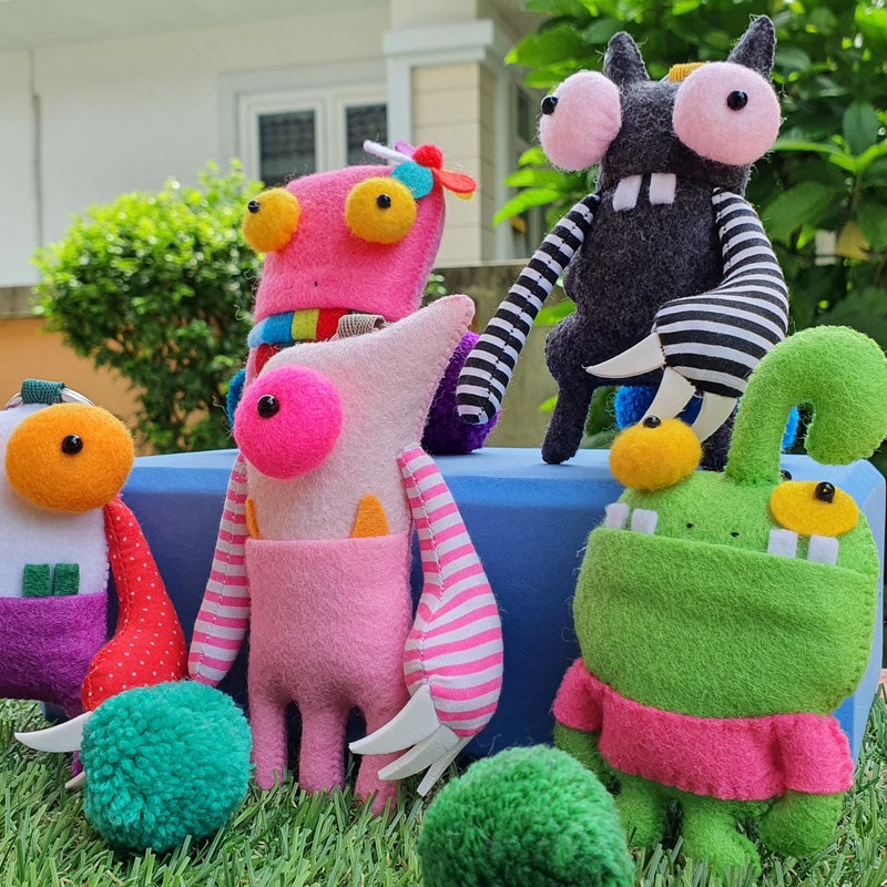 Felt Monsters - Etsy
