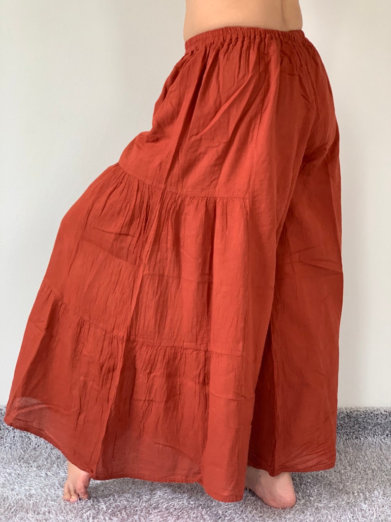 CG0006 Wide Leg Cotton Gauze Lady Pants Super Soft. Gaucho - Etsy