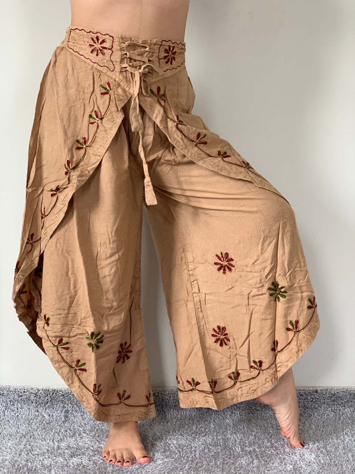 ID0626 Original Ethnic Indian Cotton Trousers Casual Pants | Etsy