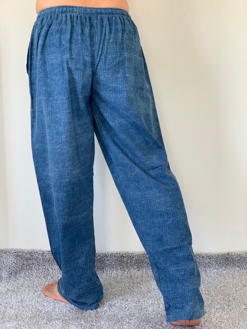 SW0006 Stone Washed Men Comfy Pants With Waist Elastic - Etsy