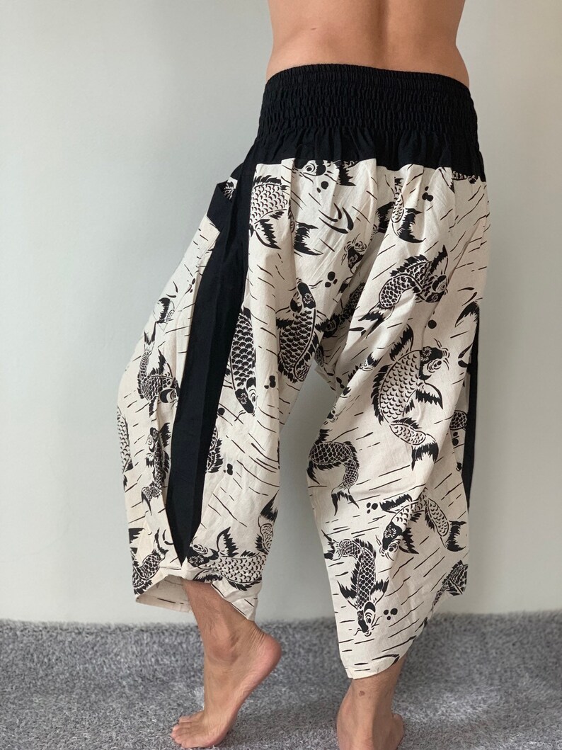 XL0028 Samurai Pants Handmade Pants Men's Fashion - Etsy