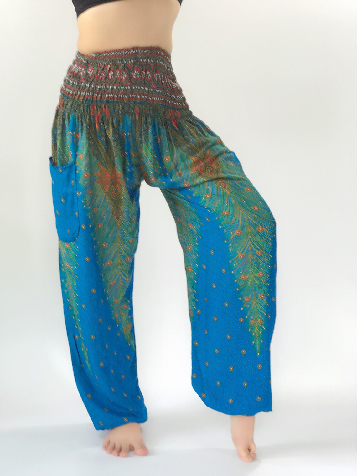 SM0059 Genie Pants Comfy Trouser Gypsy Pants Rayon | Etsy