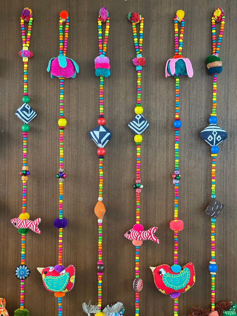 CD0008 Get 9line Door Bead Handmade Decorate by Cute Doll for Home ...