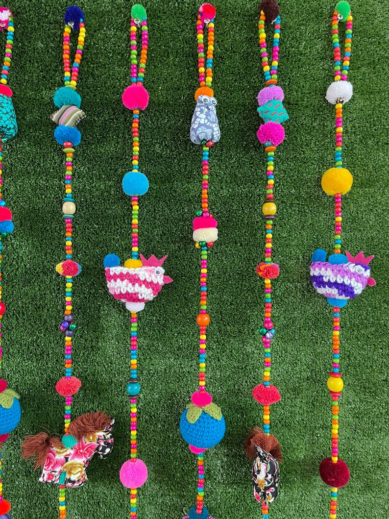 CD0018 Get 9line Door Bead Handmade Decorate by Cute Doll for Home ...