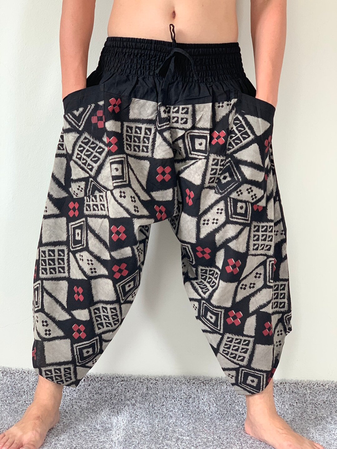 XL0016 New Arrival Samurai Pants, Handmade Pants, Men's Fashion, Unisex ...