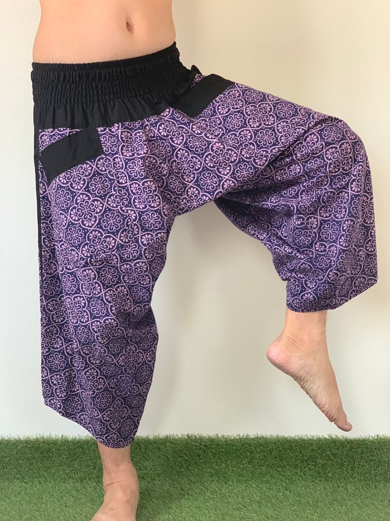 HC0488 Samurai Pants Elastic Waistband and Cuffs Fits All - Etsy