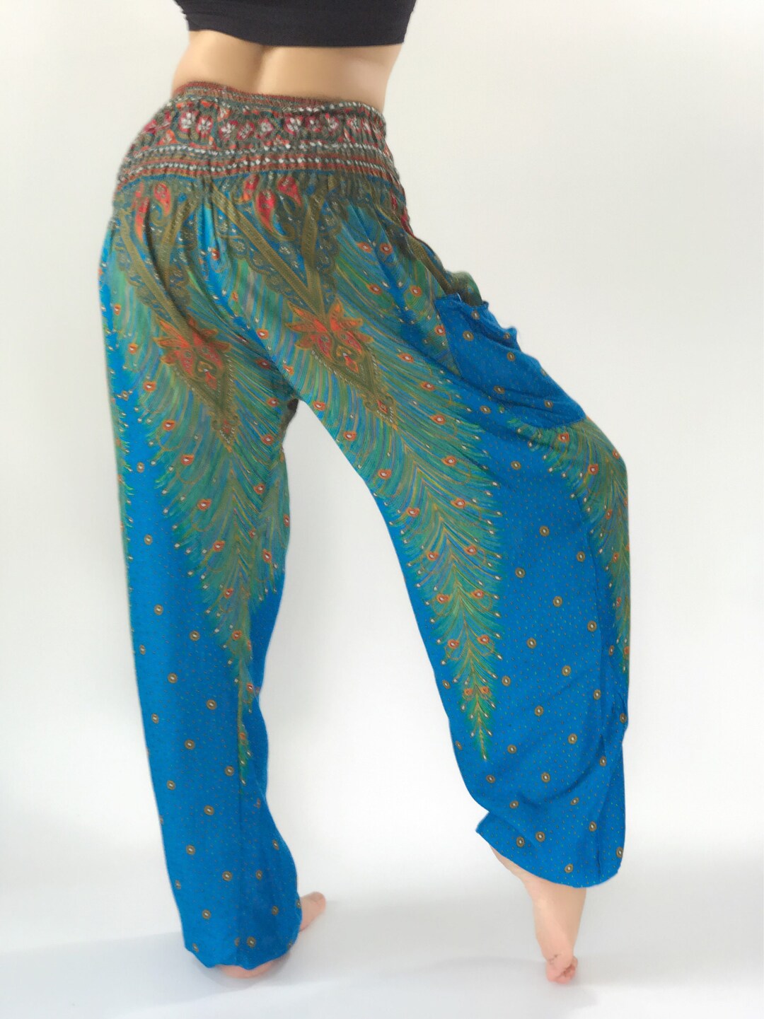 SM0059 Genie Pants Comfy Trouser, Gypsy Pants Rayon Pants,aladdin Pants ...