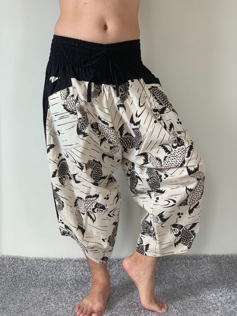 XL0028 Samurai Pants Handmade Pants Men's Fashion - Etsy