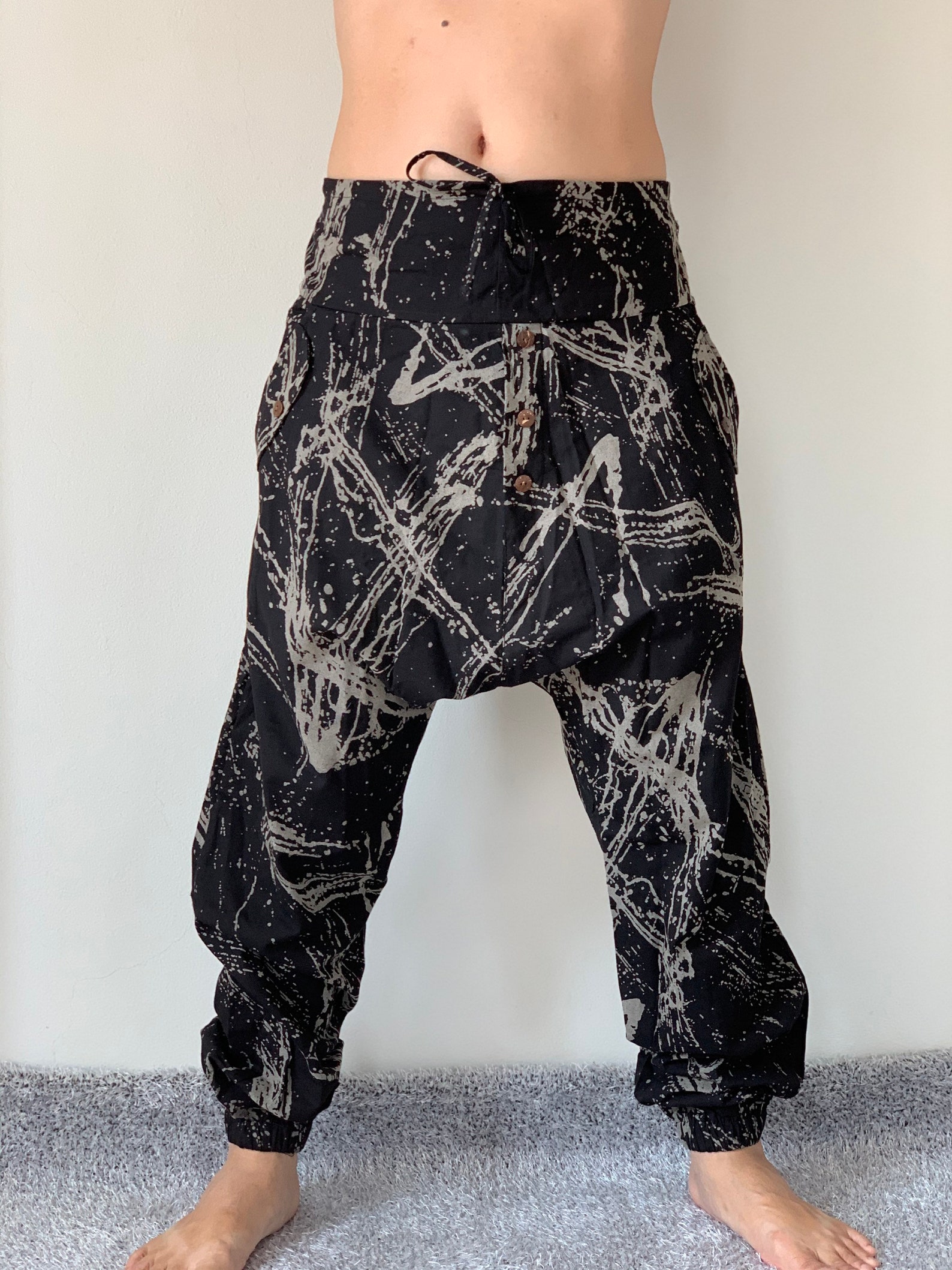 HA0005 Street Samurai Style Pants Unique Style Ninja Pants - Etsy